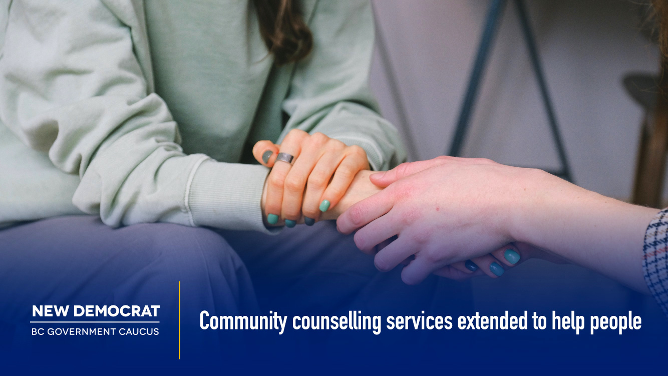 NDP MLAs say community counselling services will be extended for people ...