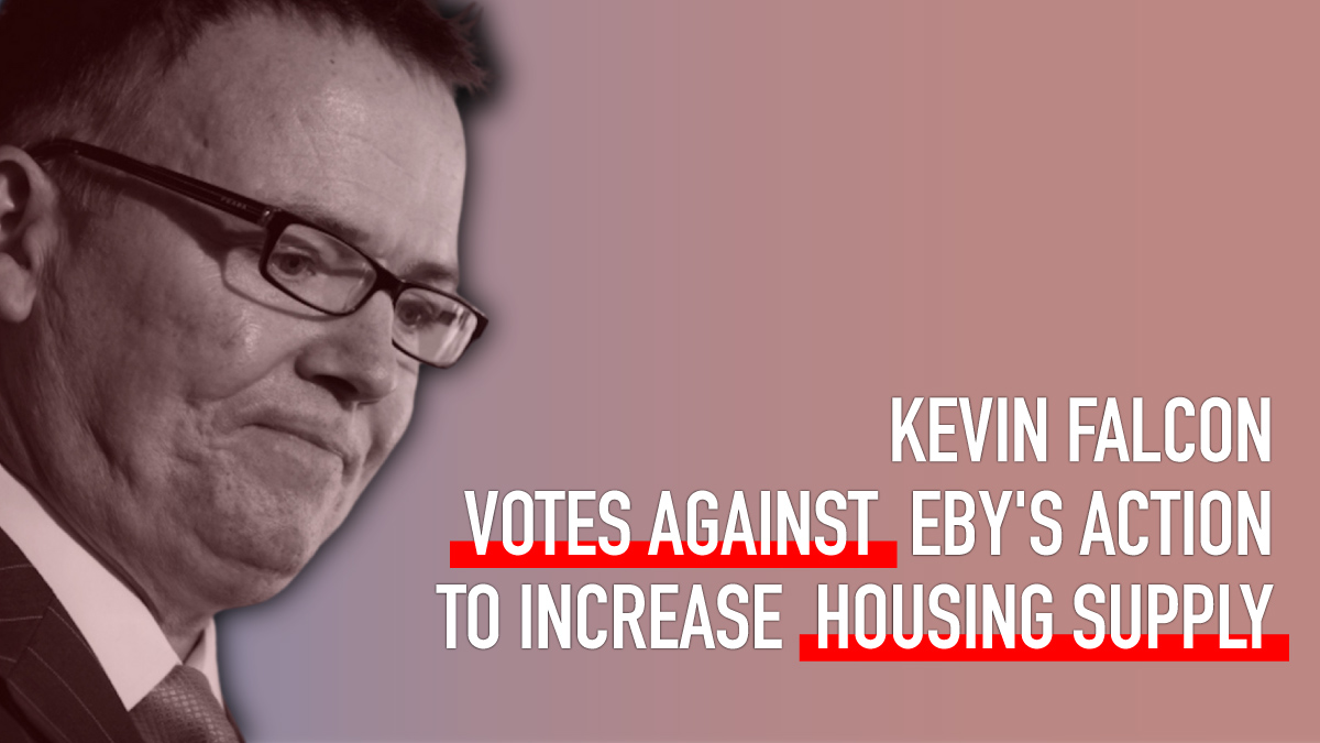Kevin Falcon votes against Eby's action to increase housing supply ...
