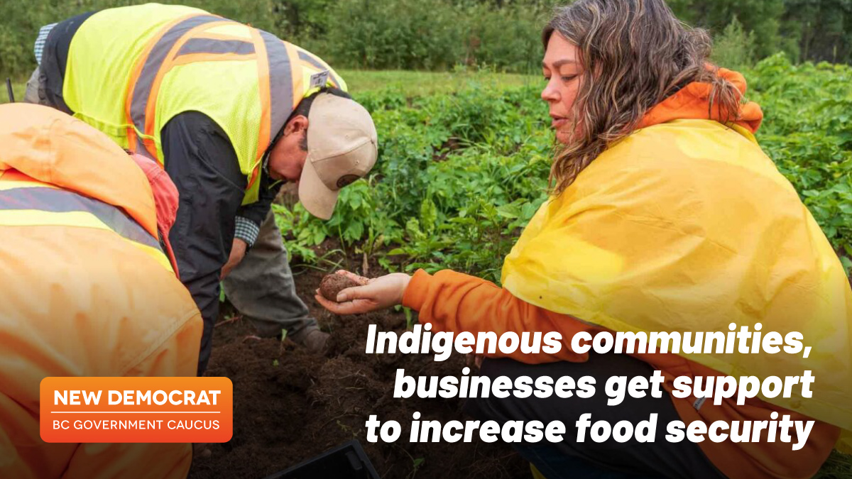 Indigenous led project will support food security on North Vancouver Island