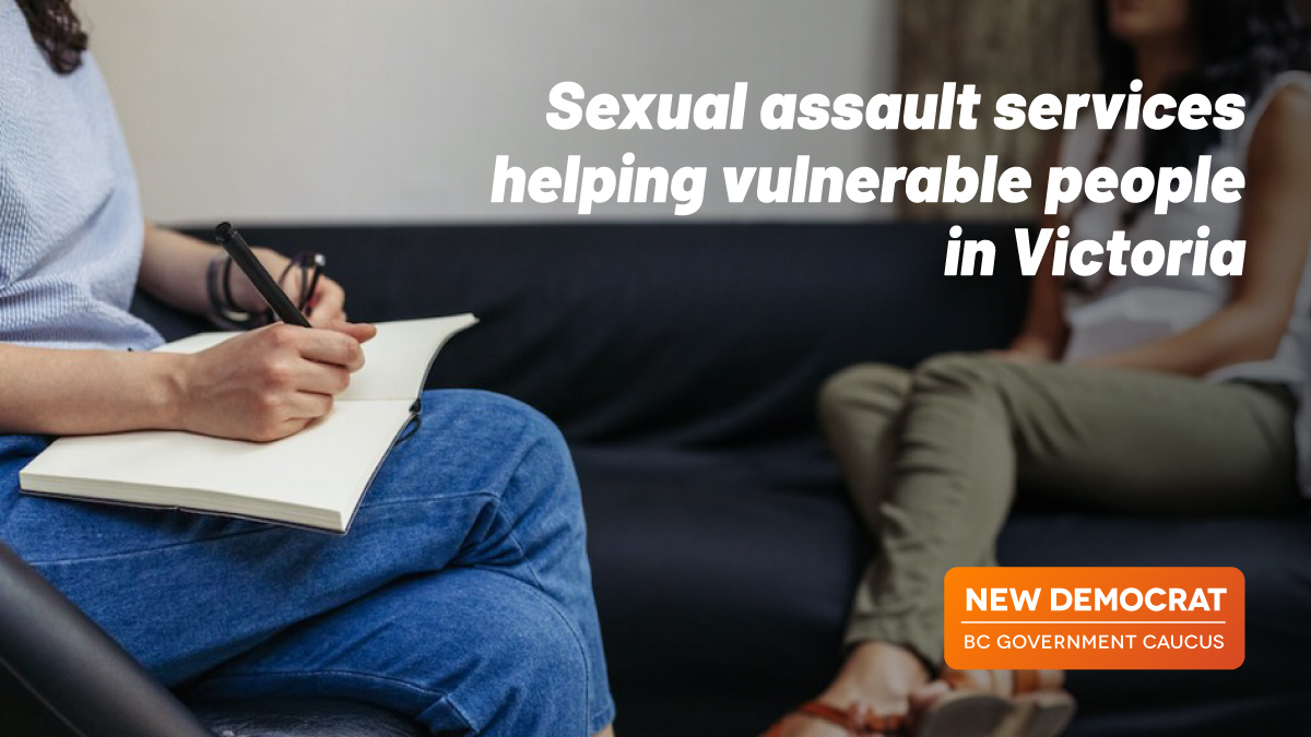 NDP MLA Grace Lore says sexual assault services will benefit vulnerable ...