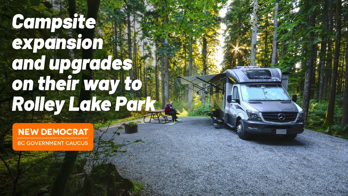 NDP MLAs Alexis and D’Eith say campsite expansion complete and more ...